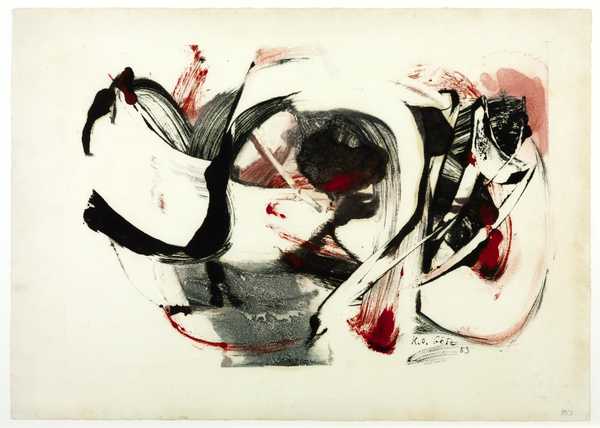 ‘Untitled‘, Karl-Otto Götz, 1953 | Tate