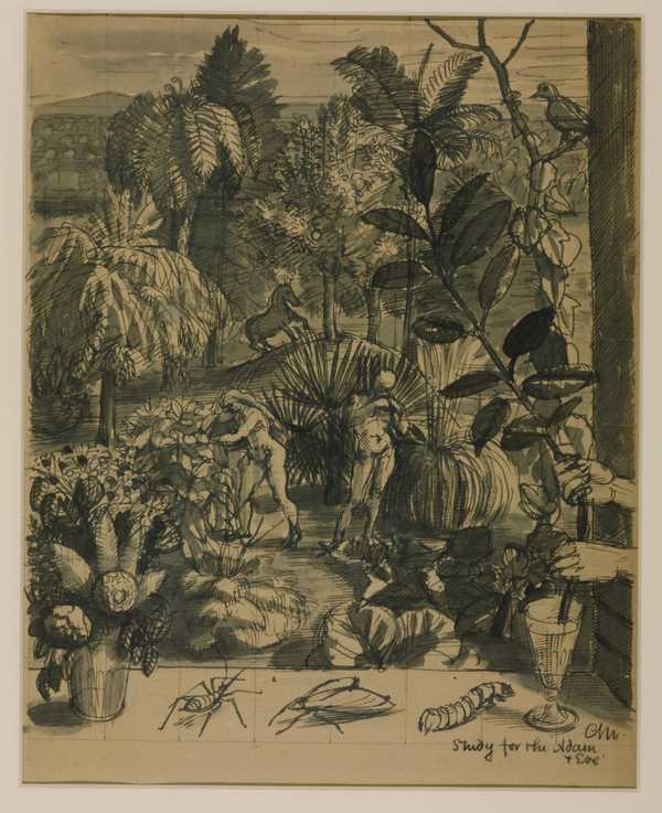 ‘Study for ‘Adam and Eve’‘, Charles Mahoney, c.1936 | Tate