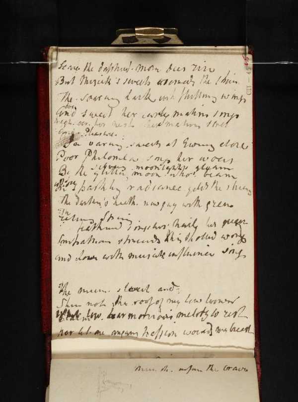 ‘Verses (Inscriptions by Turner)‘, Joseph Mallord William Turner, c ...