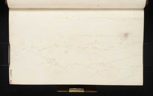 ‘A View along the English Channel towards Folkestone, with the Martello ...