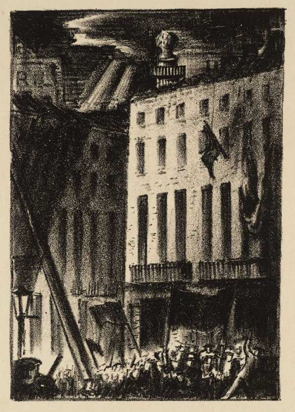 ‘The Fall of London: Through the City‘, James Boswell, 1933 | Tate
