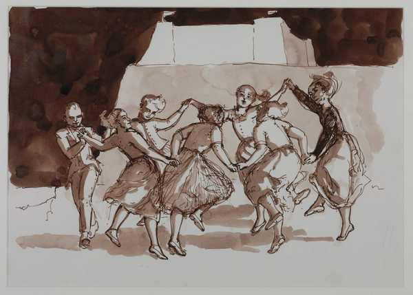 ‘Drawing for ‘The Dance’‘, Paula Rego, 1988 | Tate