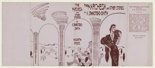 Printed book jacket for ‘The Marchesa and Other Stories’ by K ...