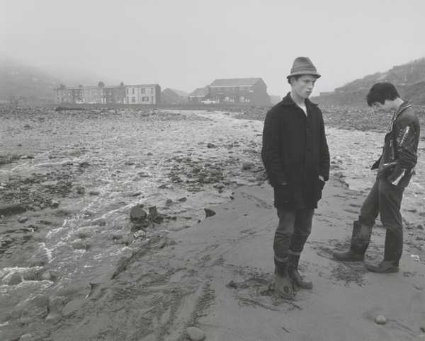 ‘David and Whippet waiting for salmon‘, Chris Killip, 1983, printed ...