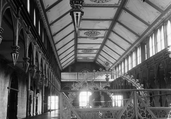 Photograph of the interior at Riber Castle near Matlock, Derbyshire ...