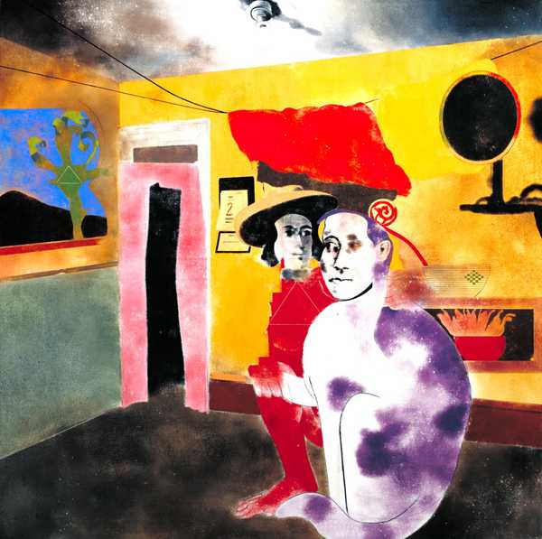 ‘The Man of the Woods and the Cat of the Mountains‘, R.B. Kitaj, 1973 ...