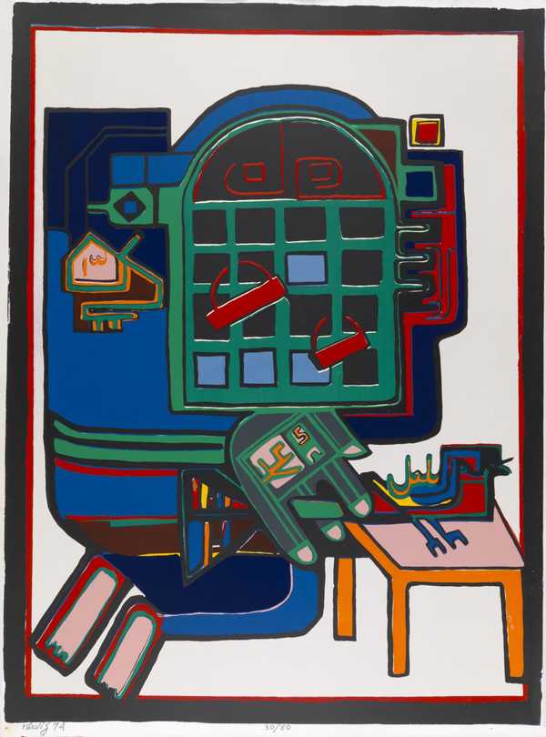 ‘Poet and Nightingale‘, Parviz Tanavoli, 1974 | Tate