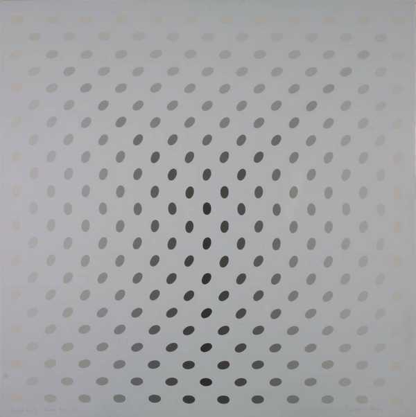 ‘Nineteen Greys‘, Bridget Riley, 1968 | Tate