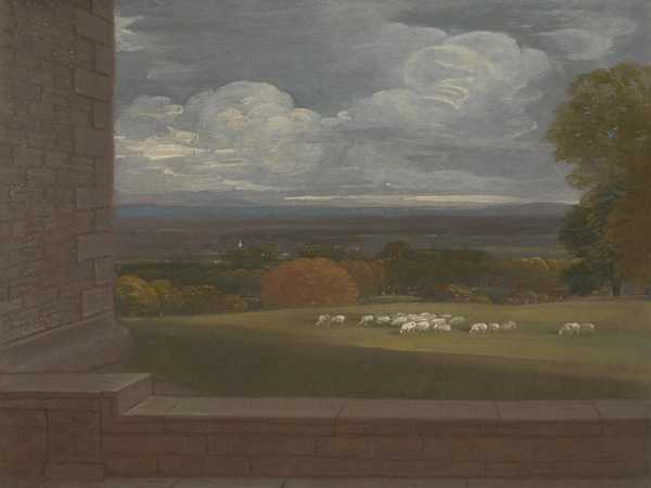 ‘View from the Terrace at Windsor‘, Benjamin West, ?1792 | Tate