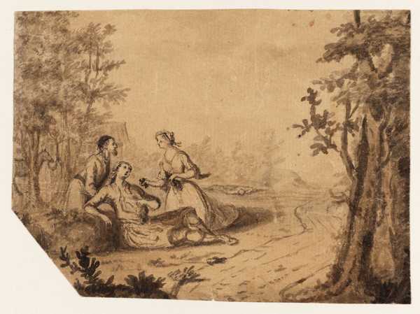 ‘A Man and a Woman Coming to the Aid of a Wounded Traveller‘, Susanna ...