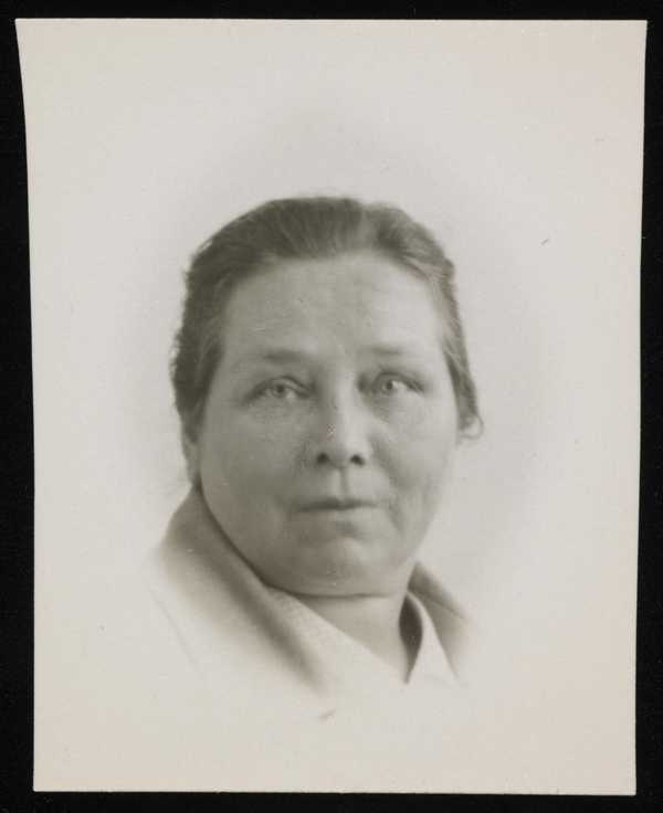 Photograph of Marie Hauptmann‘, Unknown Photographer, 24 June 1940 ...