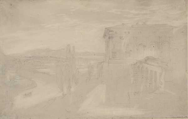 ‘Villa Madama on Monte Mario, Rome‘, Joseph Mallord William Turner ...