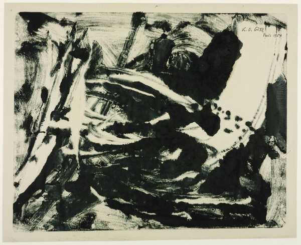 ‘Untitled‘, Karl-Otto Götz, 1954 | Tate