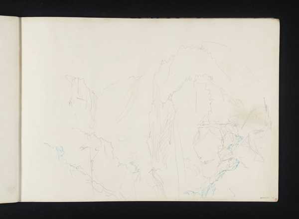 ‘Above the Reichenbach Falls‘, Joseph Mallord William Turner, 1844 | Tate