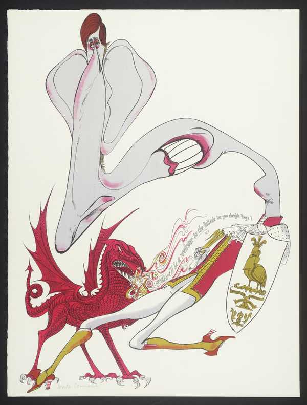 ‘Investiture Souvenir‘, Gerald Scarfe CBE, 1969 | Tate