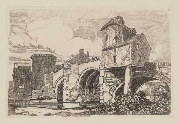 ‘Monnow Bridge, Monmouthshire‘, John Sell Cotman | Tate