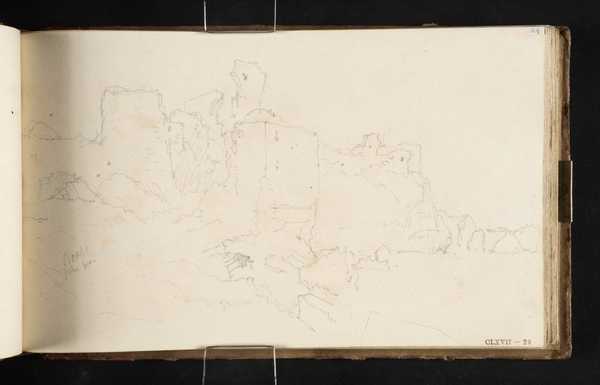 ‘Dunbar Castle‘, Joseph Mallord William Turner, 1818 | Tate