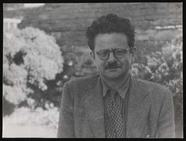 Photograph of Elias Canetti in a garden‘, Unknown Photographer ...