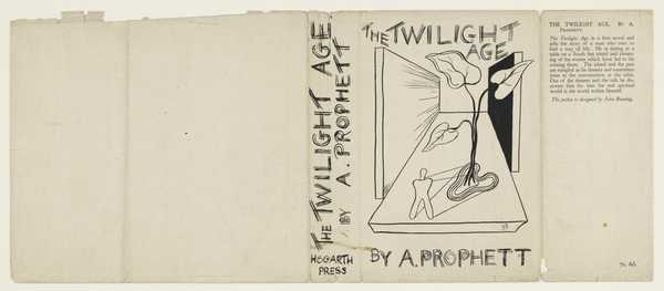 Printed book jacket for ‘The Twilight Age’ by A. Prophett, designed by ...