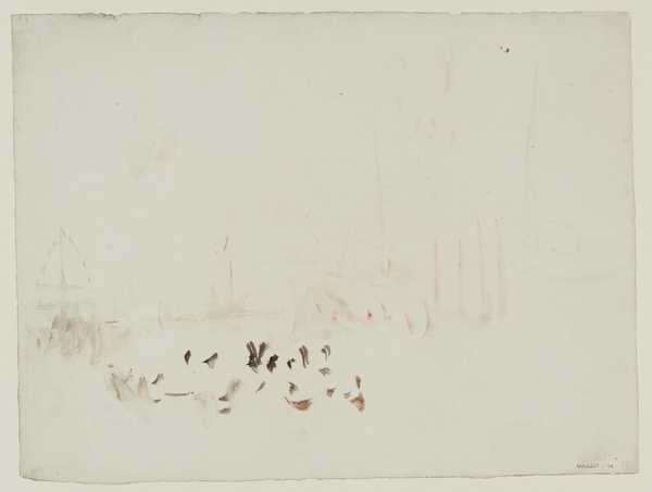 ‘The Arrival of Louis-Philippe: Ships with Bunting in Portsmouth ...