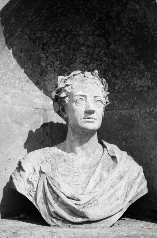 Photograph of the bust of King William III at the Temple of British ...