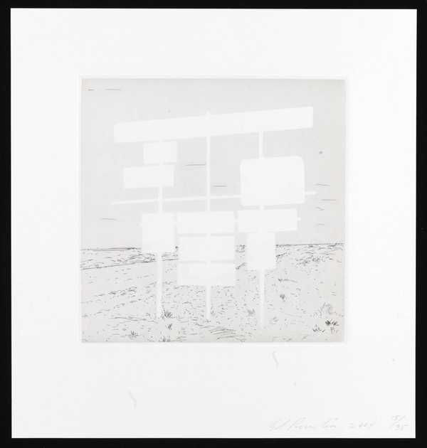 ‘Blank Signs #1‘, Edward Ruscha, 2004 | Tate