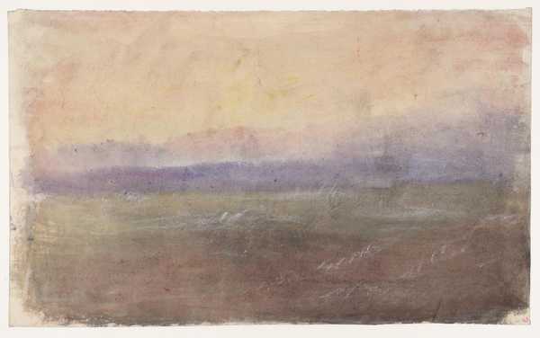 ‘Sea and Sky‘, Joseph Mallord William Turner, c.1820–30 | Tate
