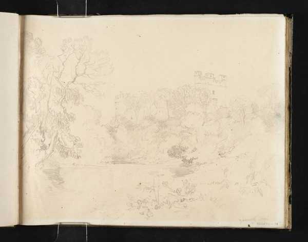 ‘Yanwath Hall and the River Eamont‘, Joseph Mallord William Turner ...