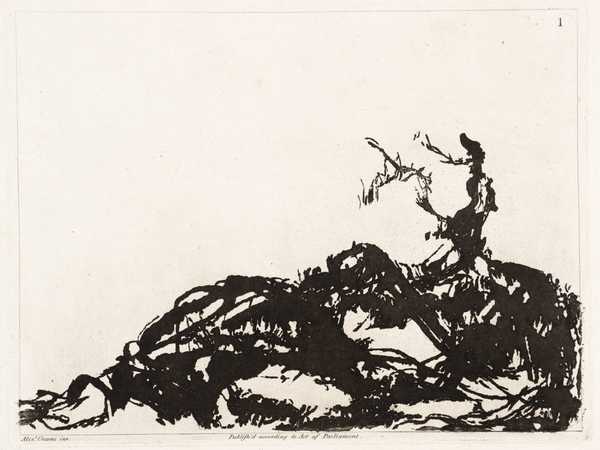 ‘Plate 1‘, Alexander Cozens, c.1785 | Tate