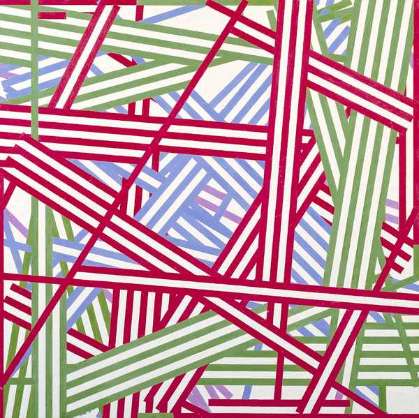 ‘Chance, Order, Change 12 (Four Colours)‘, Kenneth Martin, 1980 | Tate