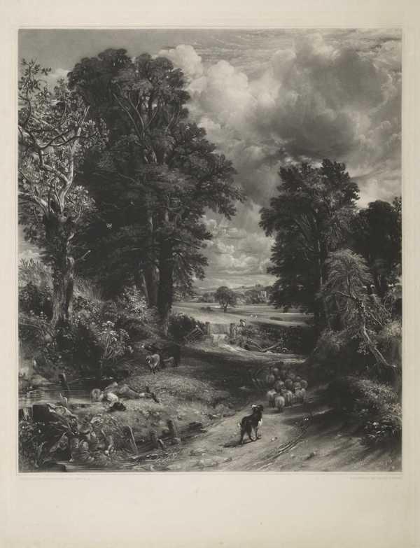 ‘The Cornfield‘, John Constable, David Lucas, published 1834 | Tate