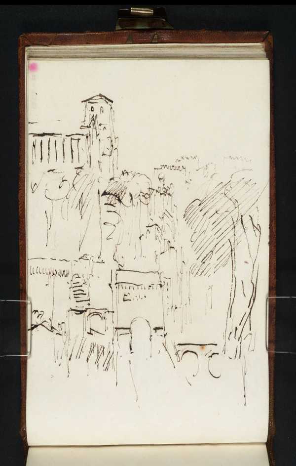 ‘A Group of Classical Buildings‘, Joseph Mallord William Turner, c.1812 ...