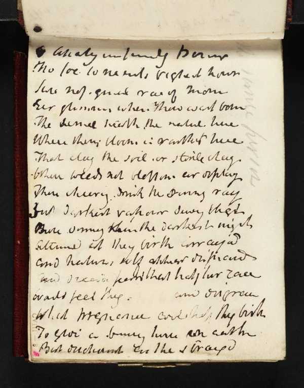‘Inscription by Turner: Draft of Poetry‘, Joseph Mallord William Turner ...