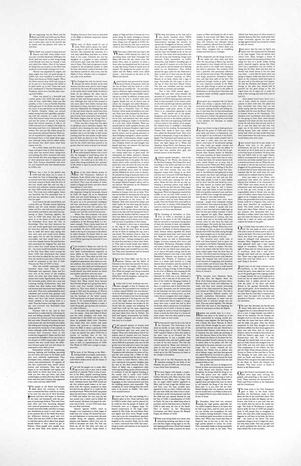 ‘The Bible from Memory‘, Emma Kay, 1997 | Tate