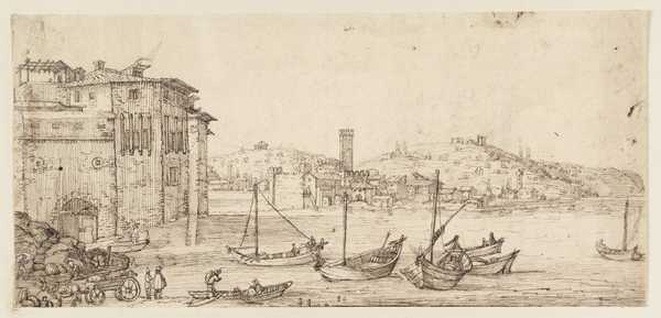‘A Sea Port‘, British School 17th century | Tate