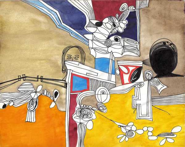 ‘Untitled (Drawing)‘, Lancelot Ribeiro, 1964 | Tate