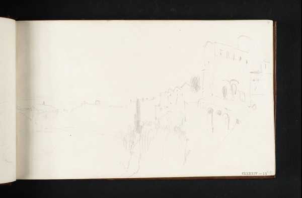 ‘Part of a View of Lake Nemi with the Towns of Nemi and Genzano ...