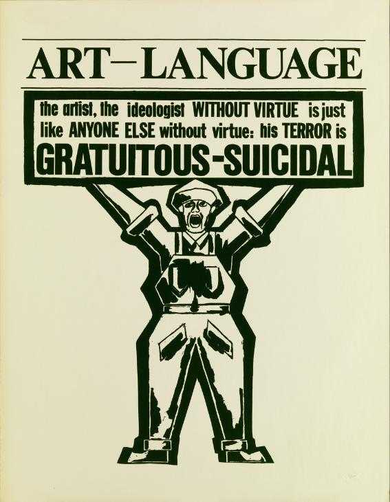 ‘Untitled‘, Art & Language (Michael Baldwin, born 1945; Mel Ramsden ...