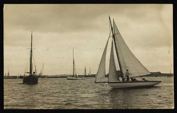 Photographs of boats‘, collection owners: Thomas Cooper Gotch, Henry ...