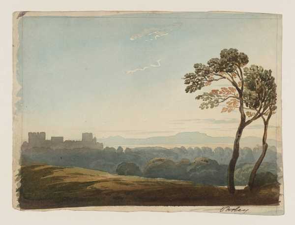 ‘Composition: Wide Landscape with Castle and Distant Hills‘, John ...