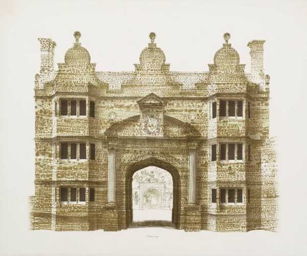 ‘The Gatehouse, Stanway‘, David Gentleman, 1970 | Tate