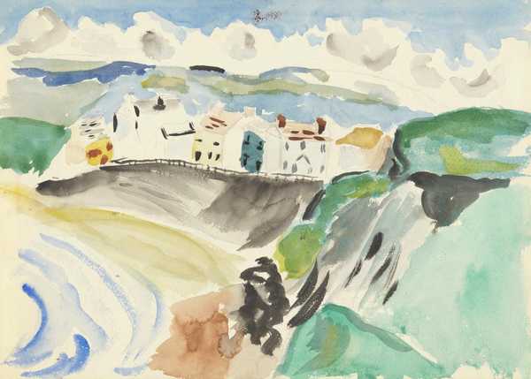 ‘Landscape with Houses‘, Emily Sargent, c.1885–1929 | Tate