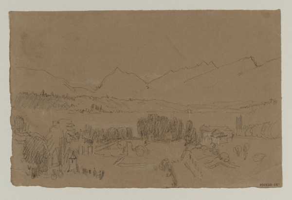 ‘The Mole and Lake Geneva from above Perle du Lac‘, Joseph Mallord ...