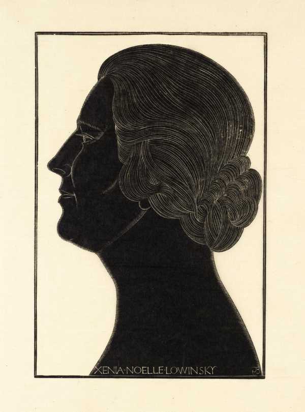 ‘Xenia Noelle Lowinsky‘, Eric Gill, 1924 | Tate