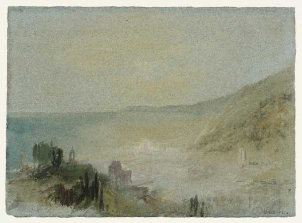 ‘Honfleur, Normandy from the West‘, Joseph Mallord William Turner, c ...