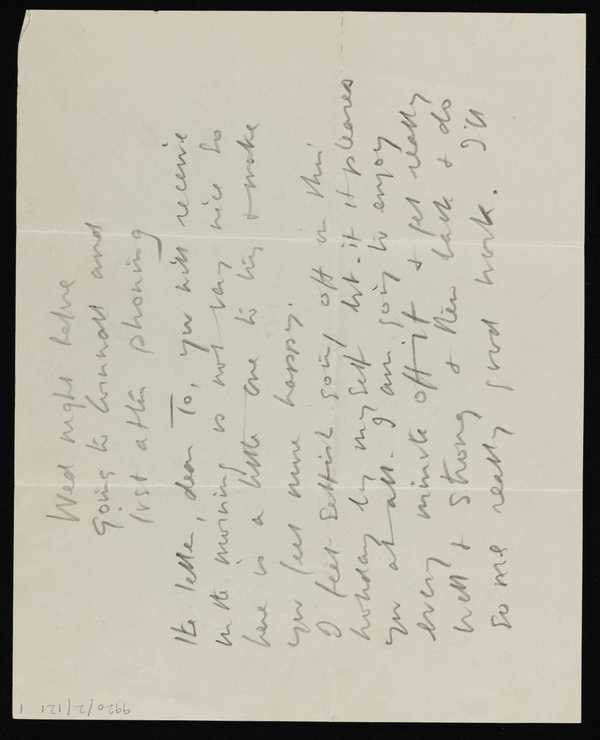Letter from Kenneth Armitage to Joan Moore‘, Kenneth Armitage ...