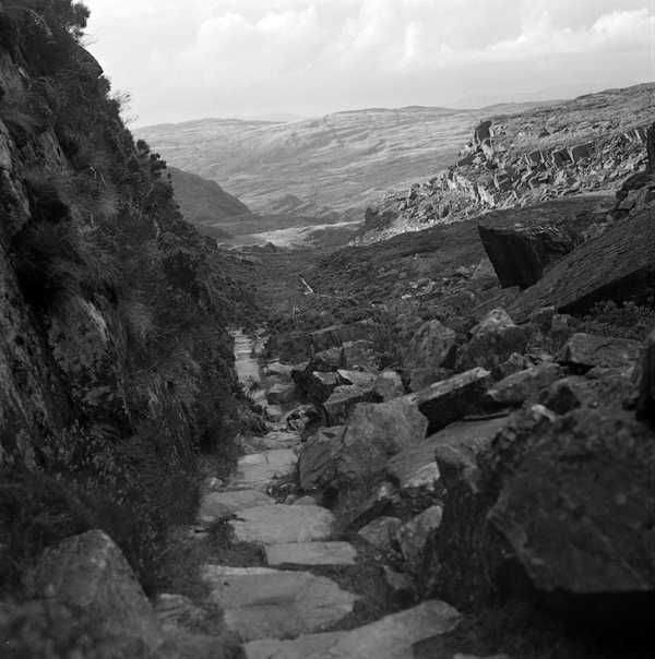 Photograph of Roman steps at Rhinog, Merioneth‘, John Piper, [c.1930s ...