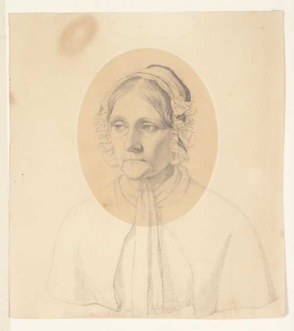 ‘The Artist’s Mother‘, Frederic George Stephens, c.1850 | Tate