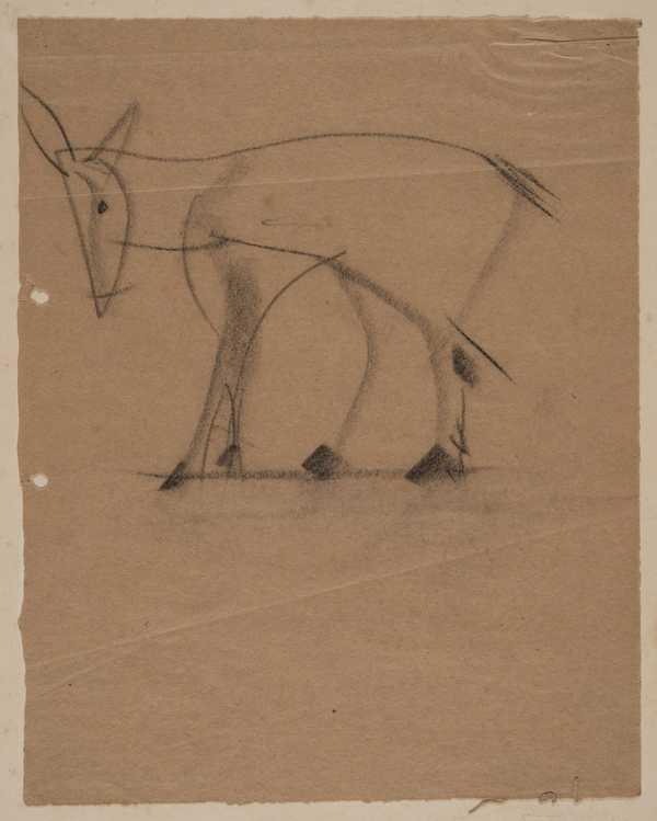 Sketch of a donkey‘, Felicia Browne‘, Felicia Browne – Tate Archive | Tate