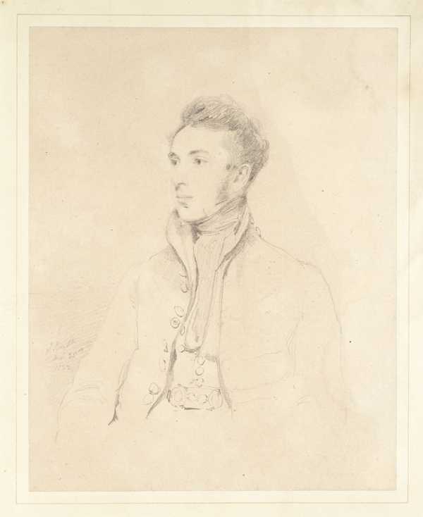 ‘Portrait of a Young Man. ?E.M. Ward‘, John Jackson, 1822 | Tate